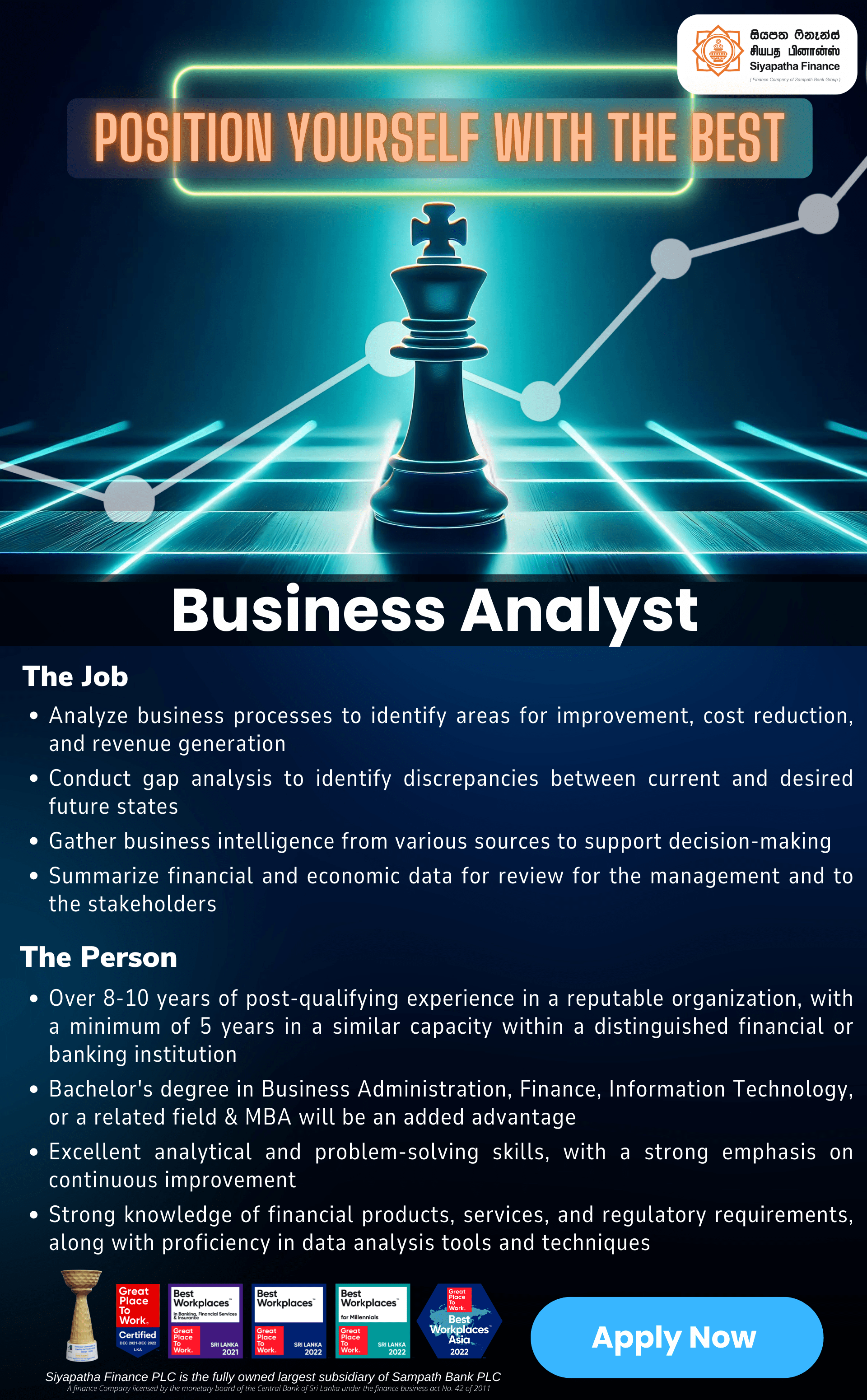 Vacancies | Siyapatha Finance